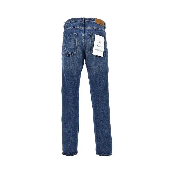 Incotex Cotton Denim Tapered Fit Jeans