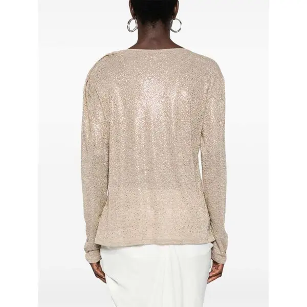 Ermanno Scervino Embellished Crewneck Long Sleeve T-shirt