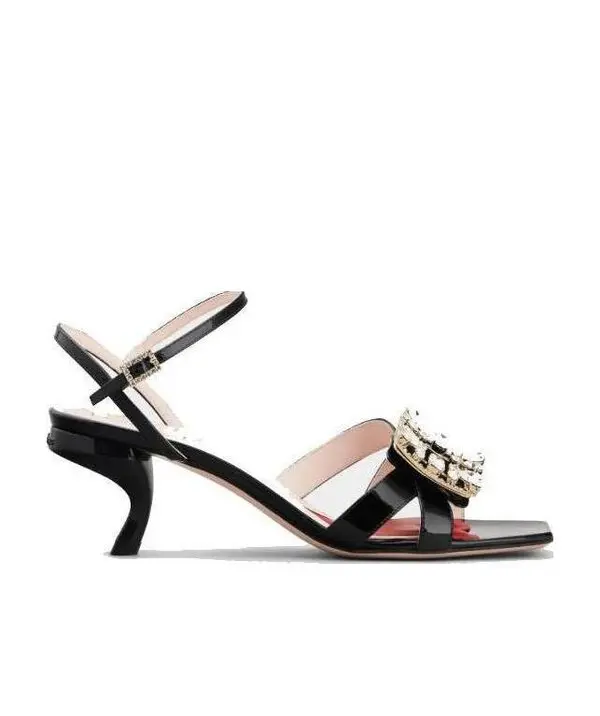 ROGER VIVIER Logo High-heeled Sandals