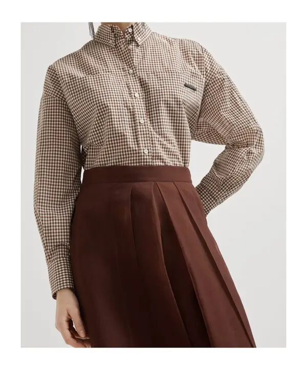 Brunello Cucinelli Silk Maxi Skirt