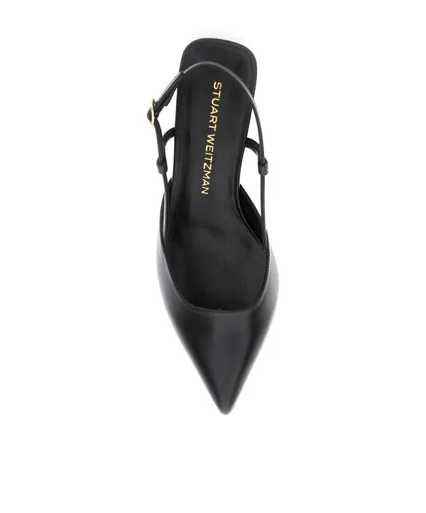 STUART WEITZMAN Pointed Toe Slingback High Heel Sandals