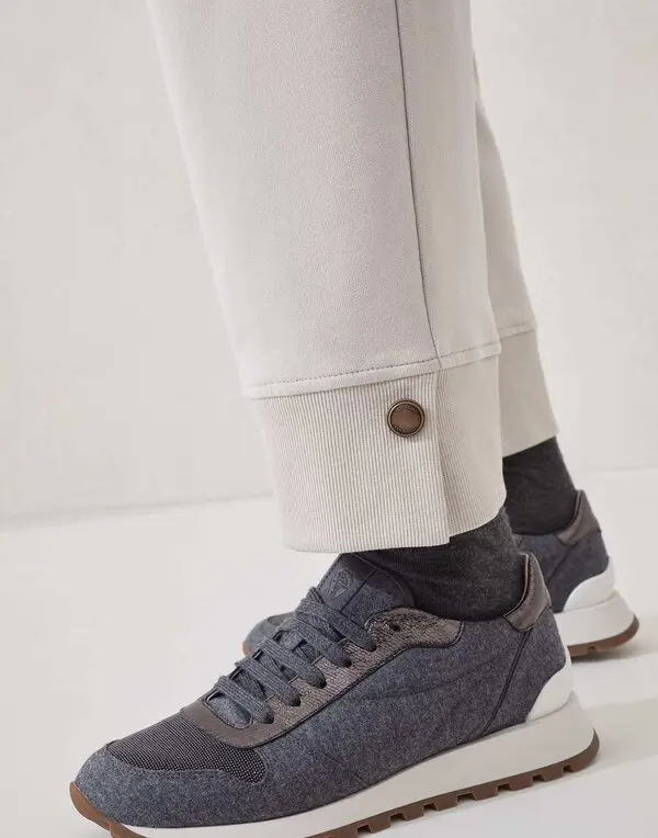 Brunello Cucinelli Button-cuffed Sweatpants