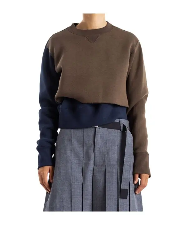 Sacai Two-tone Sweat Pullover