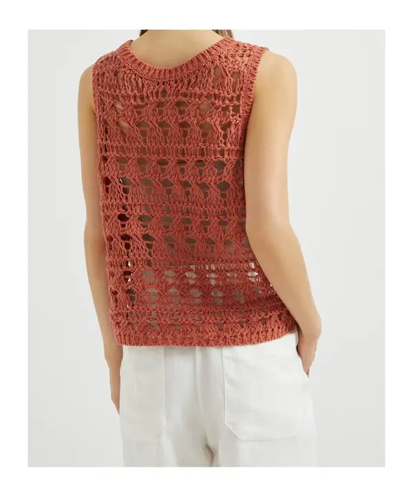 Brunello Cucinelli Open-knit Top