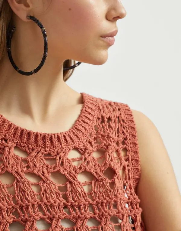 Brunello Cucinelli Open-knit Top