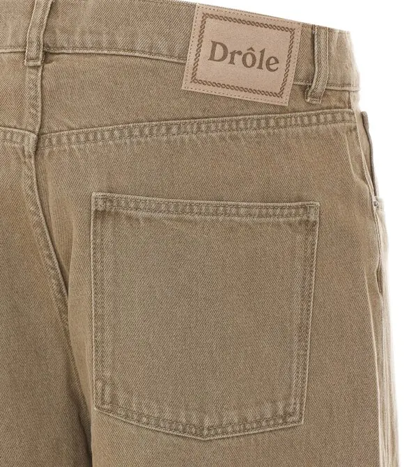 Drole De Monsieur Belt-loop Straight-leg Jeans