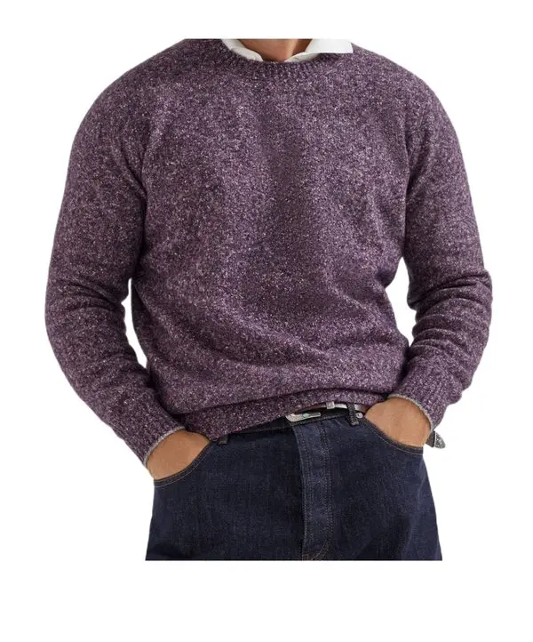 Brunello Cucinelli Textured Crew Neck Jumper