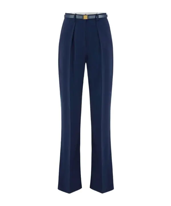 Elisabetta Franchi Belted Wide-leg Trousers