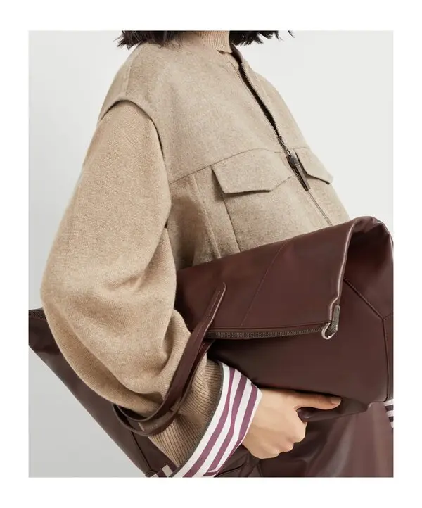 Brunello Cucinelli Large Duo Shopper Bag