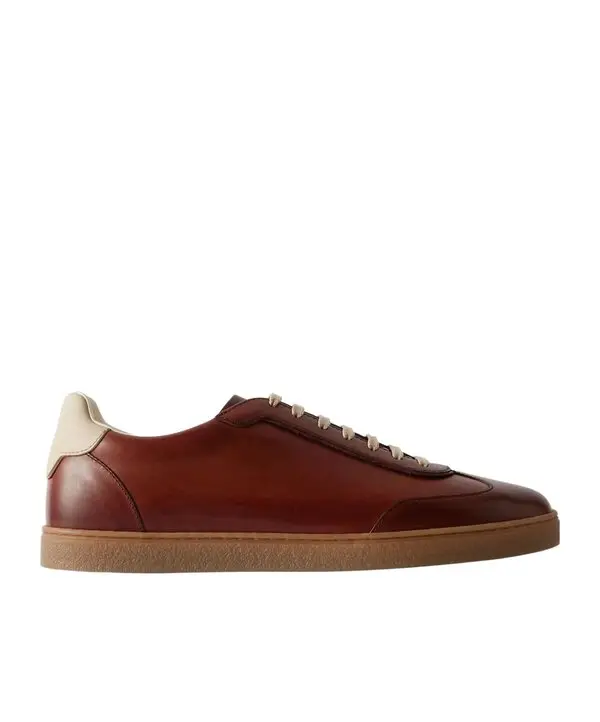Brunello Cucinelli Leather Trainers