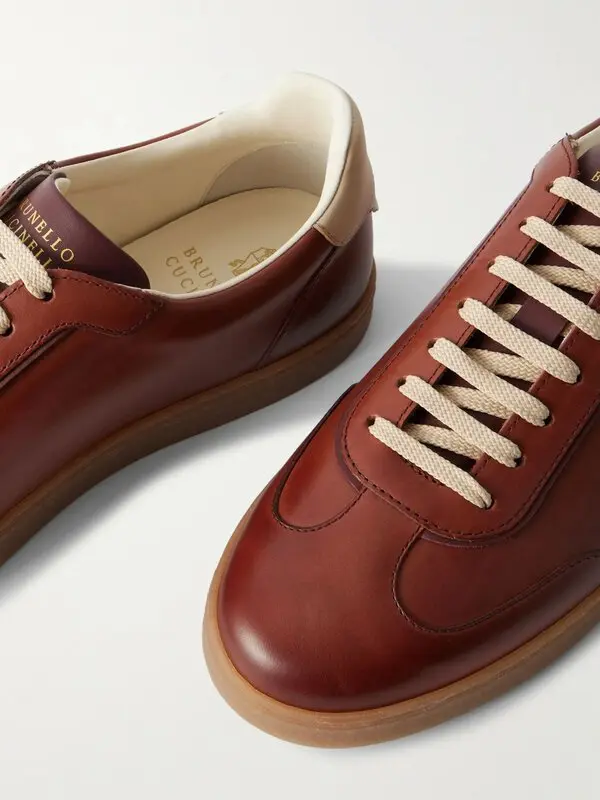 Brunello Cucinelli Leather Trainers