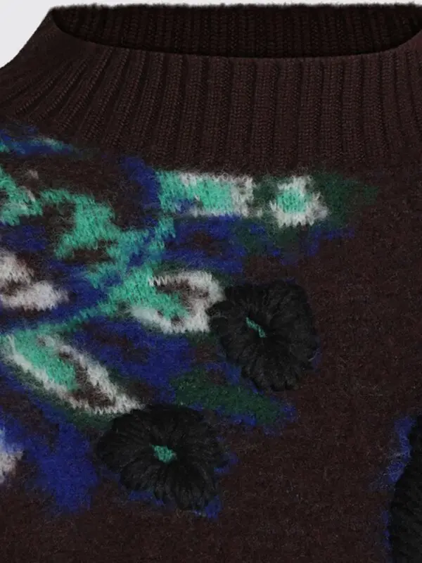 Sacai Floral Intarsia Sweater