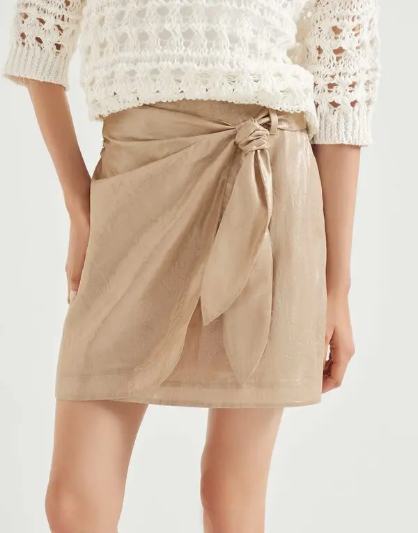 Brunello Cucinelli Knot-detail Mini Skirt