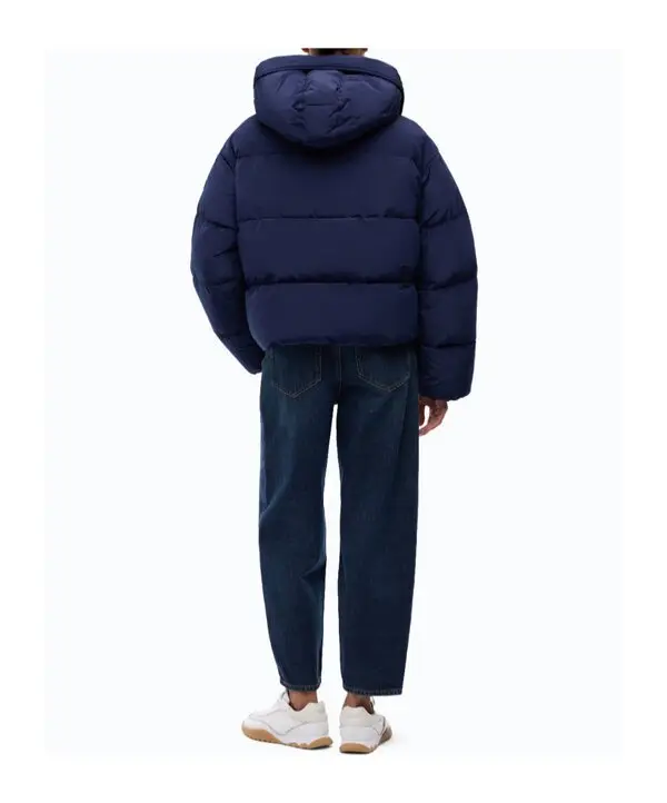 Pinko Zipped Hooded Puffer Coat