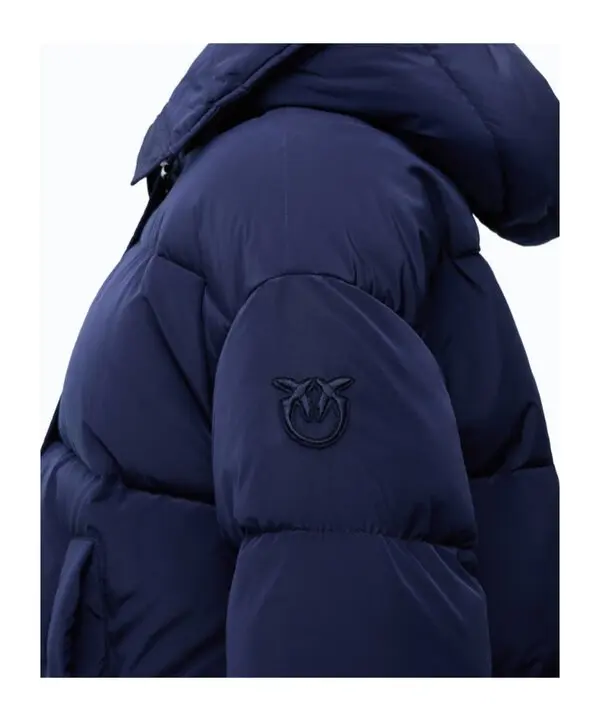 Pinko Zipped Hooded Puffer Coat
