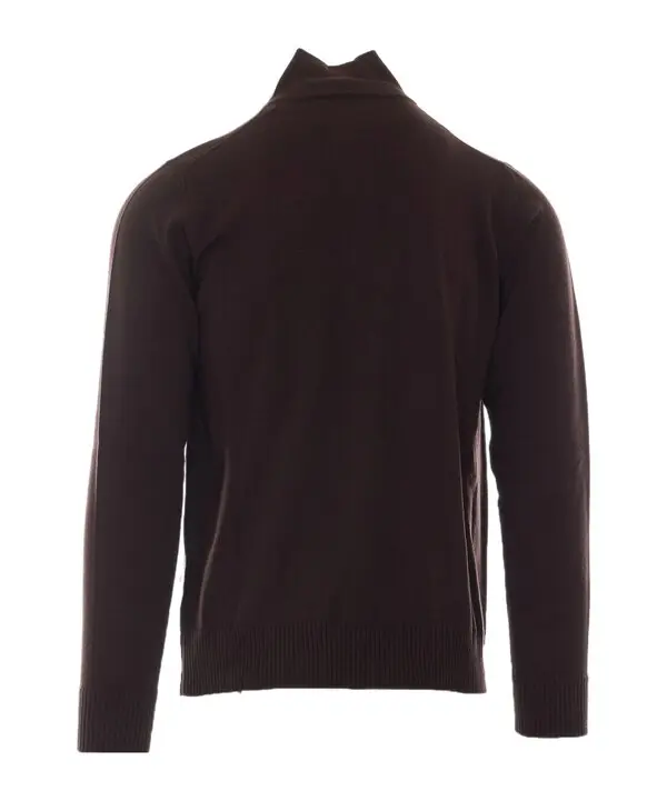 Alpha Studio Long-sleeve Zip-up Cardigan