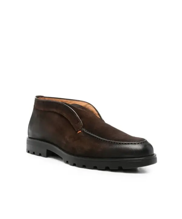 Santoni Round-toe Loafers