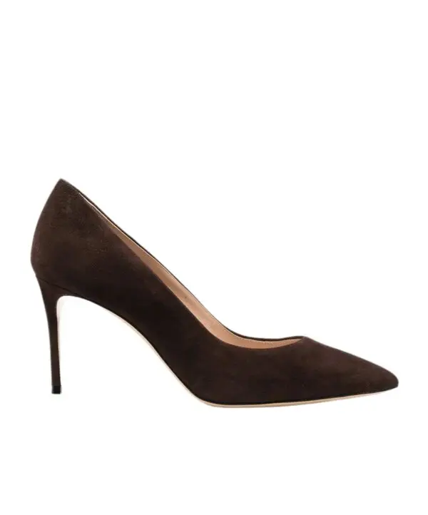 Casadei Pointed-toe Suede Pumps