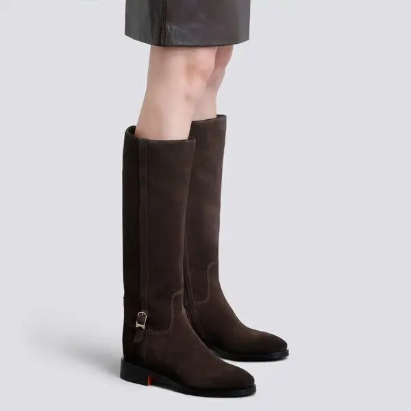 Santoni Suede Boots