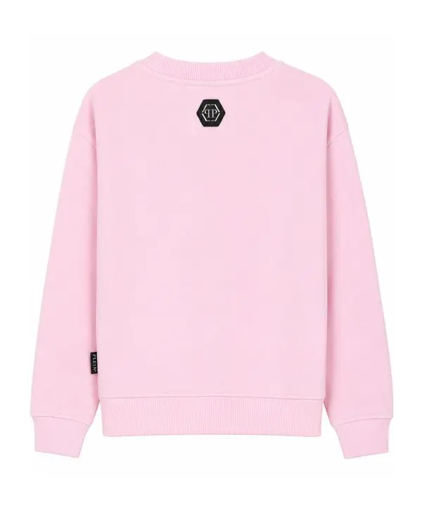Philipp Plein Embellished Crewneck Sweatshirt - Pink