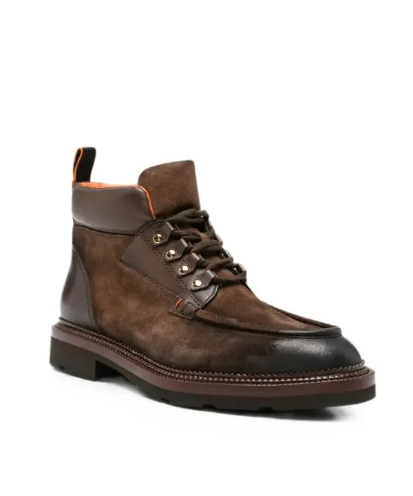 Santoni Round-toe Short Boots
