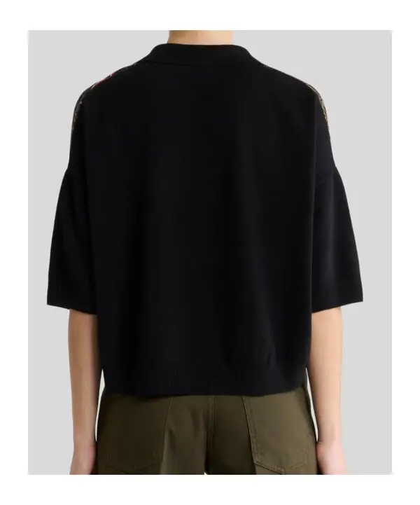 Etro Placed Animal And Paisley Print Knitted Top