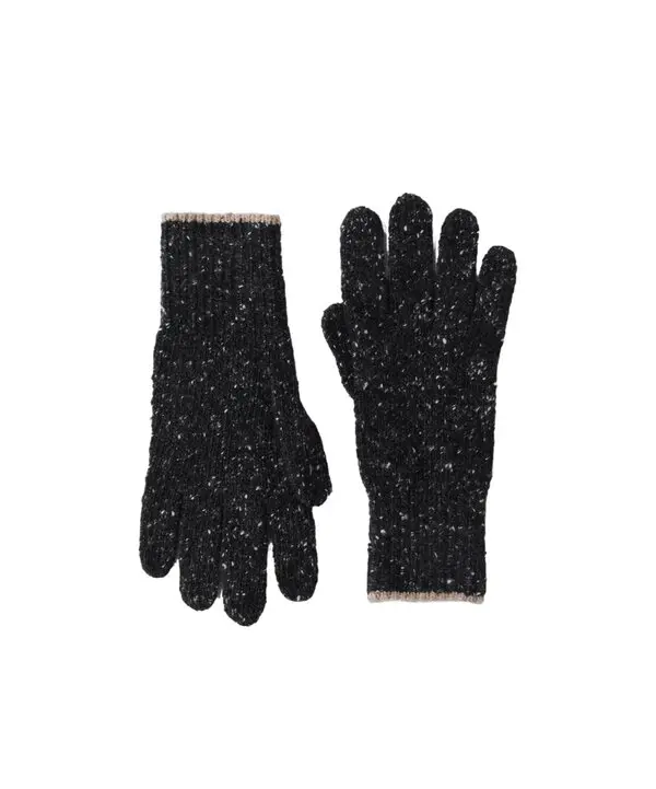 Brunello Cucinelli Cashmere Gloves - Black