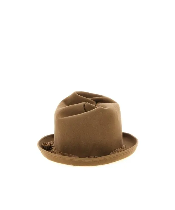 Yohji Yamamoto Curled Crown Hat