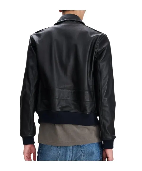 A.p.c. Long-sleeve Leather Jacket