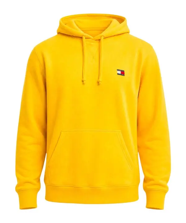 Tommy Hilfiger Drawstring Hooded Sweatshirt - Yellow