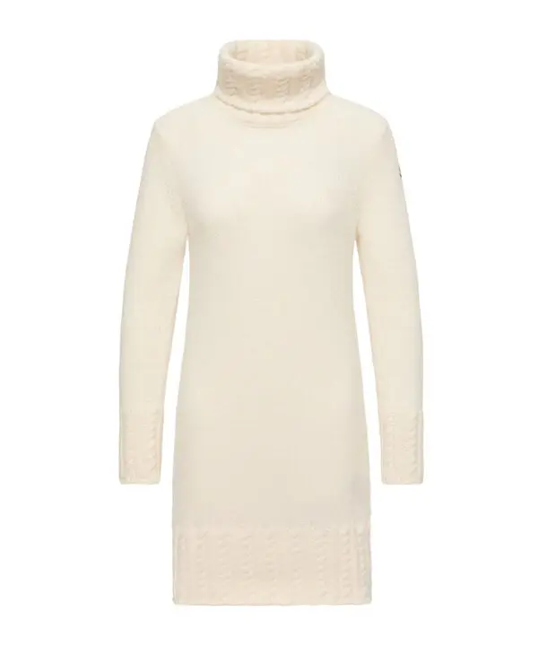 Moncler Alpaca Blend Knit Turtleneck Dress