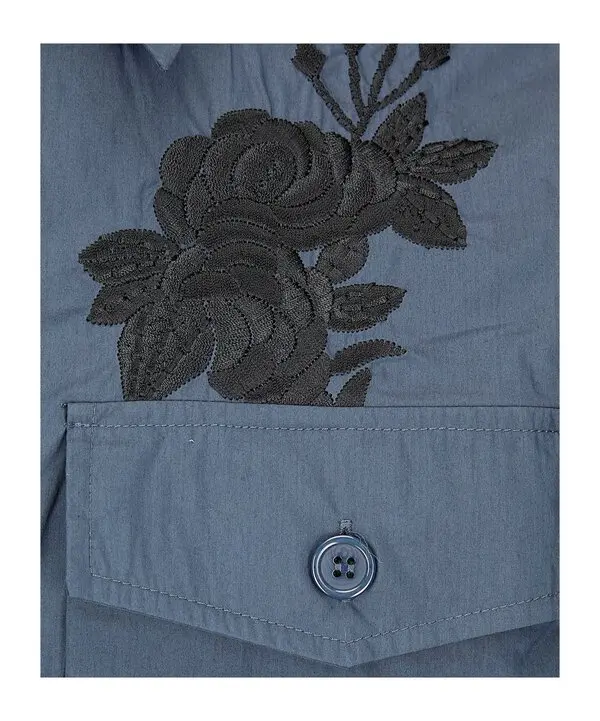 P.a.r.o.s.h Floral Embroidered Shirt