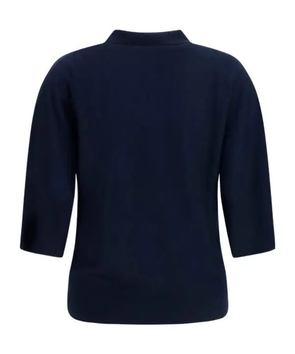 LISA YANG Norie Polo Knitted Top