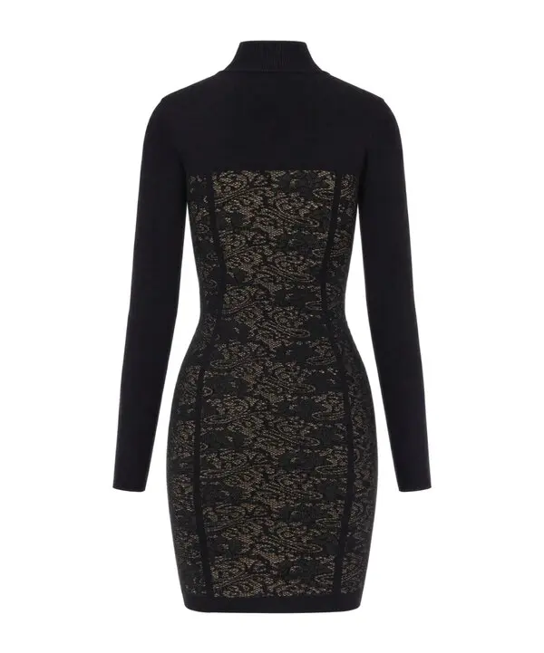 Elisabetta Franchi High Neck Dress