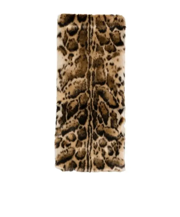 Etro Leopard-print Floral-print Scarf - Brown