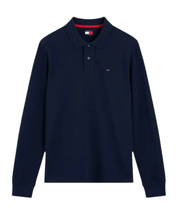 Tommy Hilfiger Long-sleeve Polo Shirt - Black