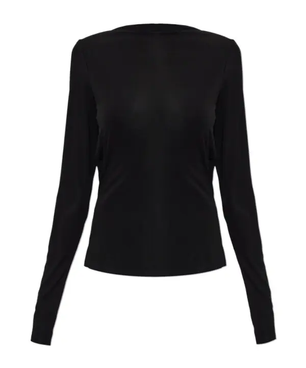 Cult Gaia Long Sleeve Draped Top