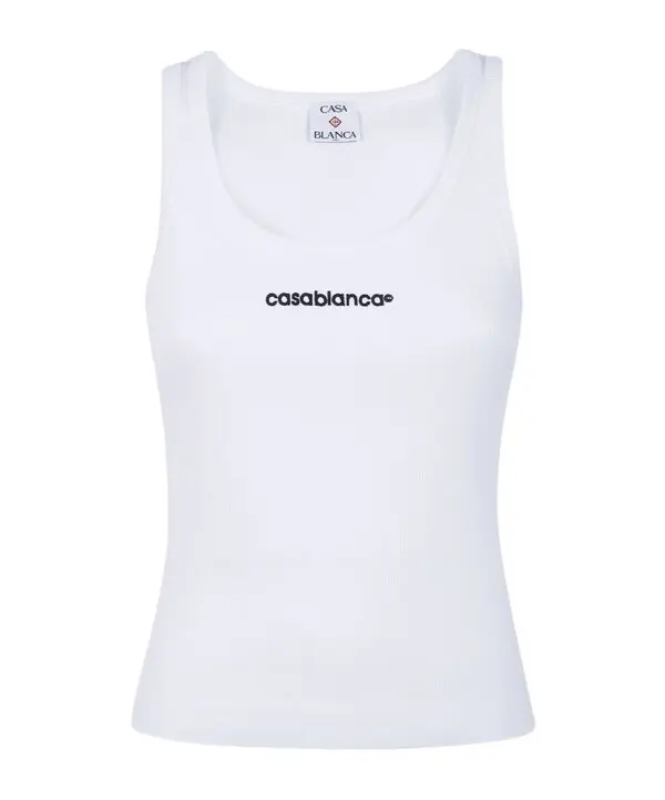Casablanca Slim Fit Logo Tank Top