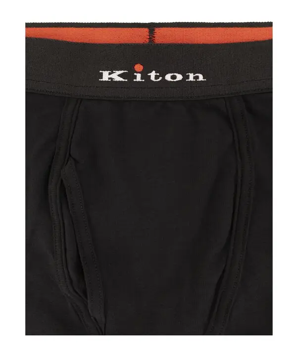 Kiton Logo-waistband Boxer Briefs