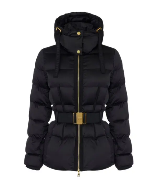 Elisabetta Franchi Long-sleeved Cotton-padded Jacket