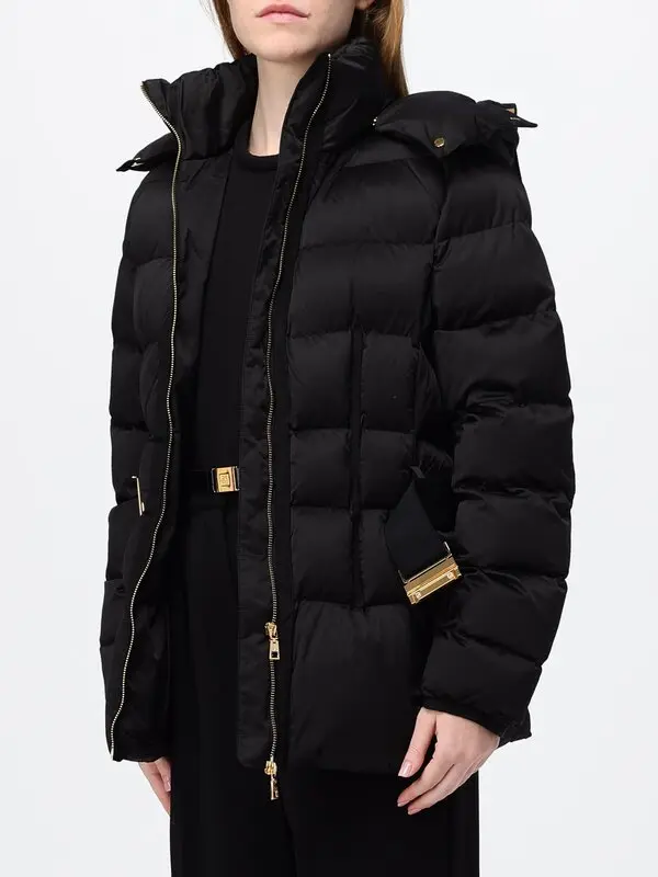 Elisabetta Franchi Hooded Puffer Jacket