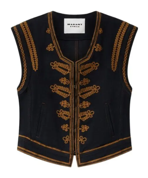 Isabel Marant Étoile Edmee Denim Jacket - Black