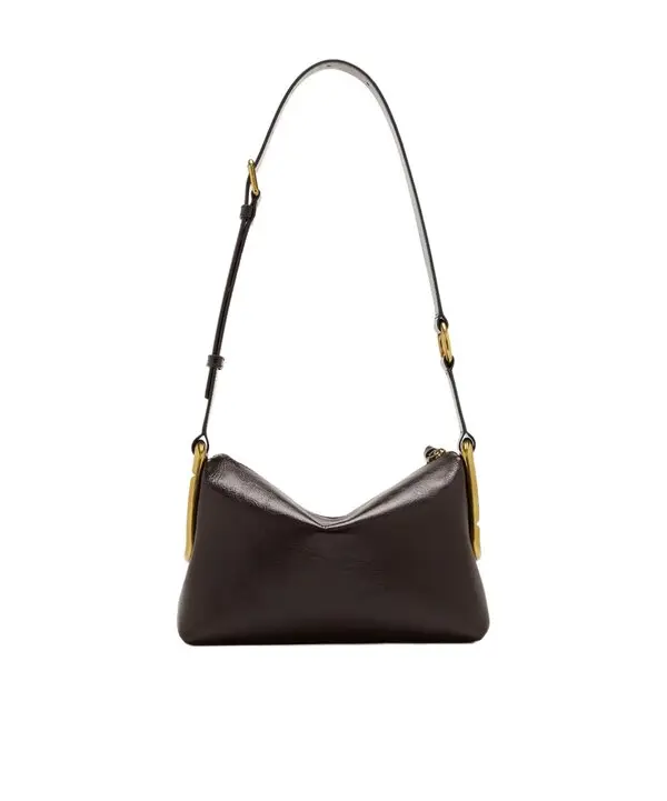 Marc Jacobs Scene Medium Shoulder Bag In Crinkle Leather - Black