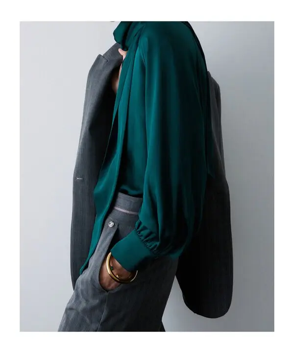 Liu Jo Satin Blouse With Elegant Neck Tie
