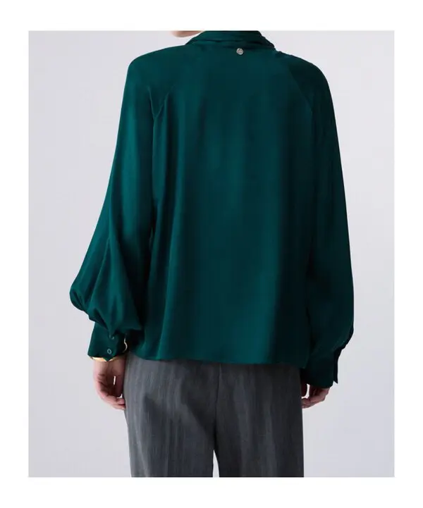 Liu Jo Satin Blouse With Elegant Neck Tie