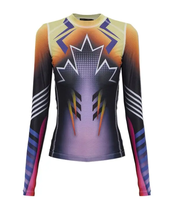 Dsquared2 Crew Neck Long-sleeved T-shirt
