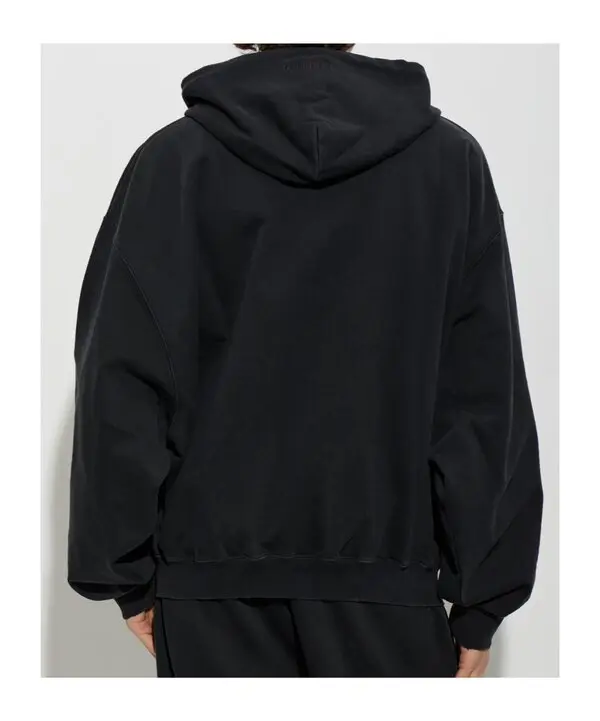 Vetements Printed Zip-up Hoodie