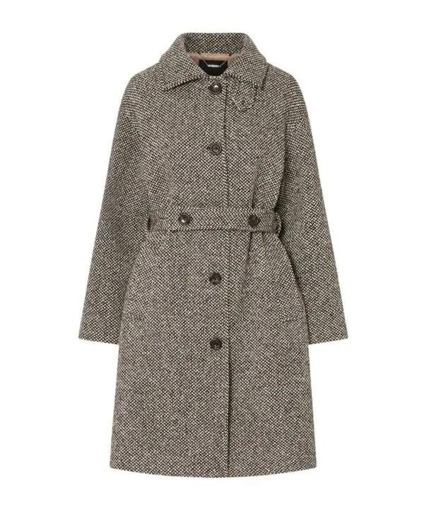 Liu Jo Wool-blend Belted Coat