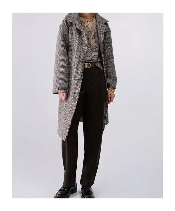 Liu Jo Wool-blend Belted Coat