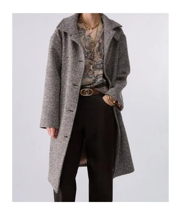 Liu Jo Wool-blend Belted Coat